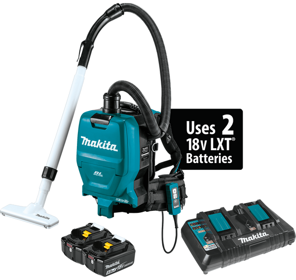 Makita 36V 1/2 Gallon HEPA Filter Backpack Dry Dust Extractor/Vacuum K ...