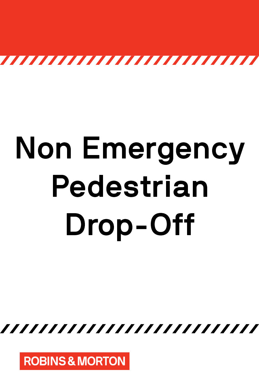 Non Emergency Pedestrian Drop-Off - ERS Construction Products